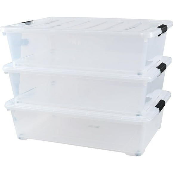 Shallow Underbed Storage Containers