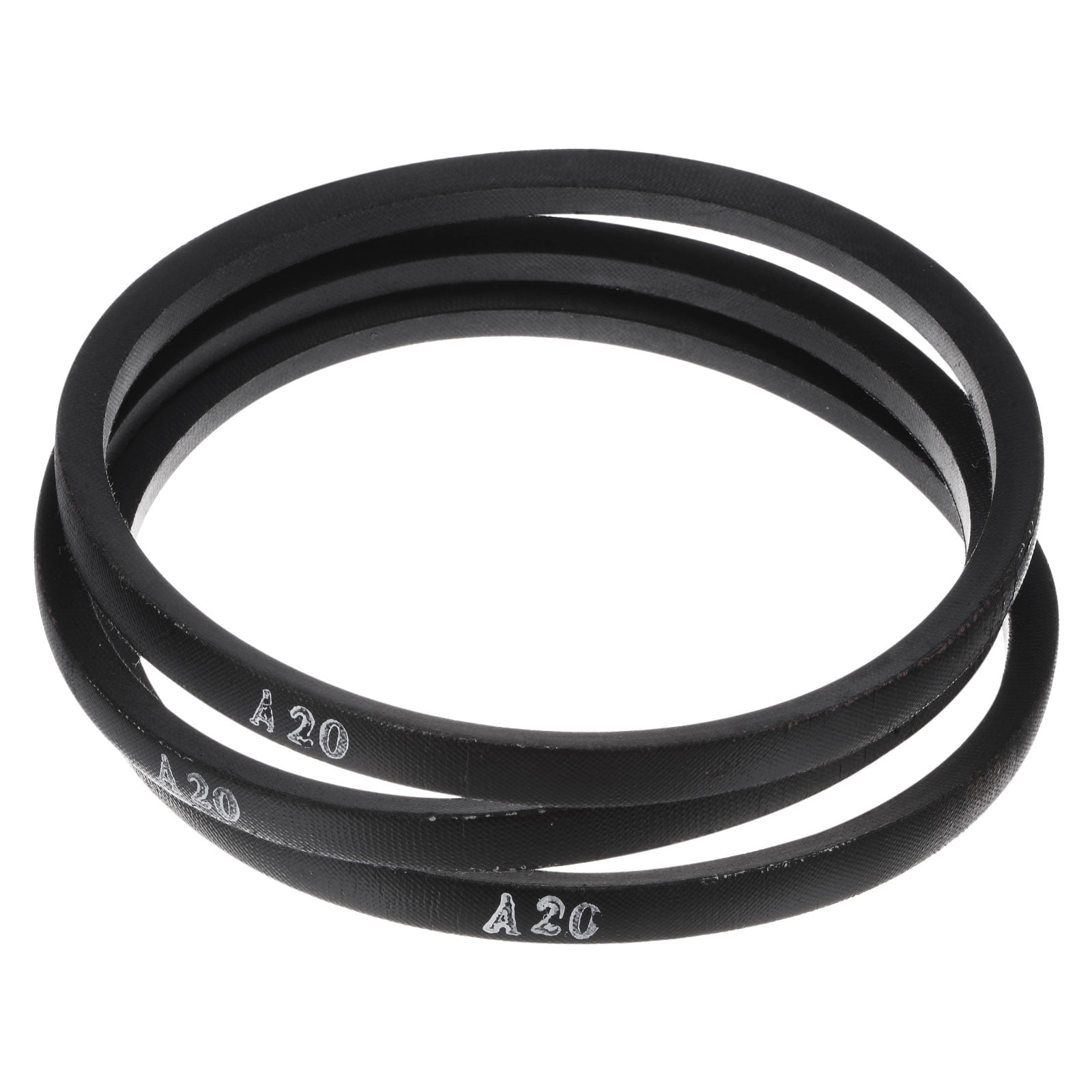 3 Packs A20 Wrapped Rubber Belt, A-Section V Belt 22" Outside ...