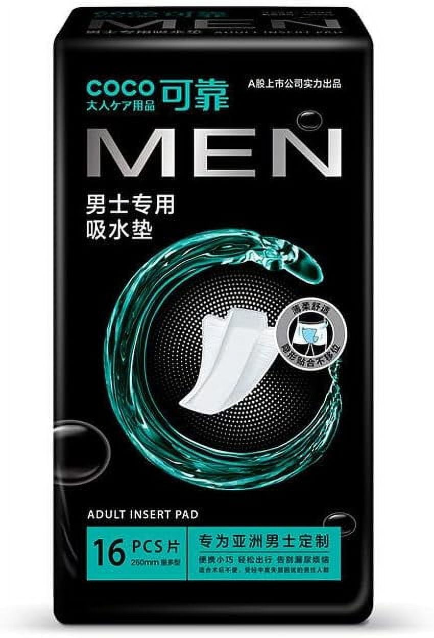 3 Packs Adult Diapers Mens Bladder Control Shields, Men's Incontinence ...