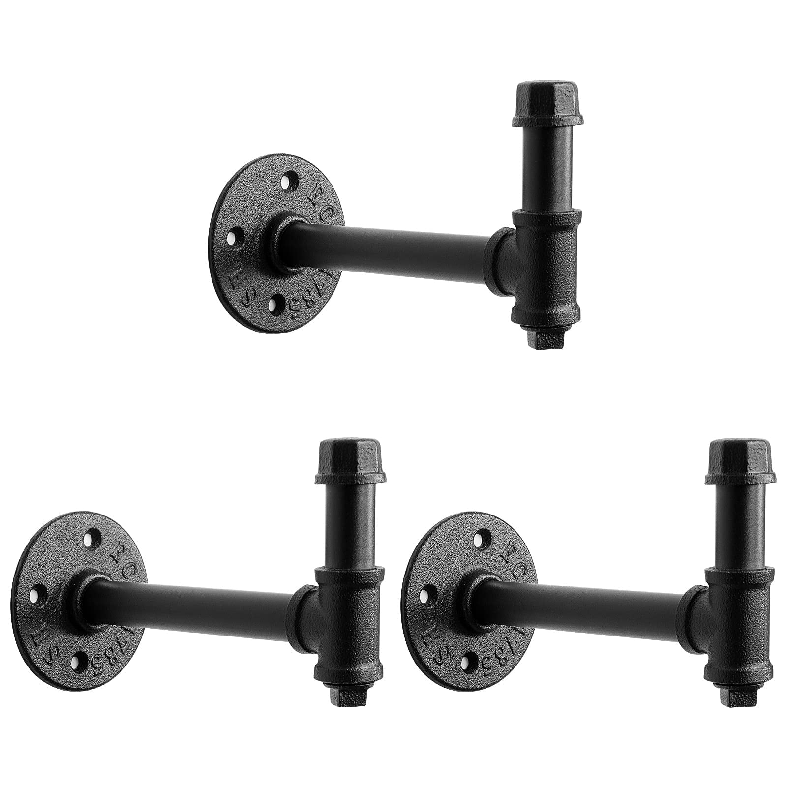 3 Packs Bathroom Robe and Towel Hooks for Hanging, Rustic Style Vintage ...