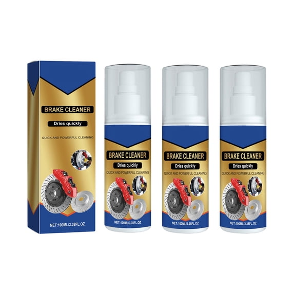3 Packs Brake Cleaner Spray for Cars & Motorcycles - Fast Acting ...