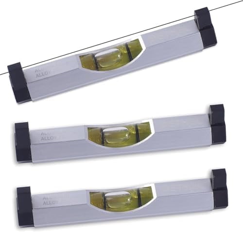 3 Packs Bubble Line Level String Tools, Aluminum Mini Leveler for ...