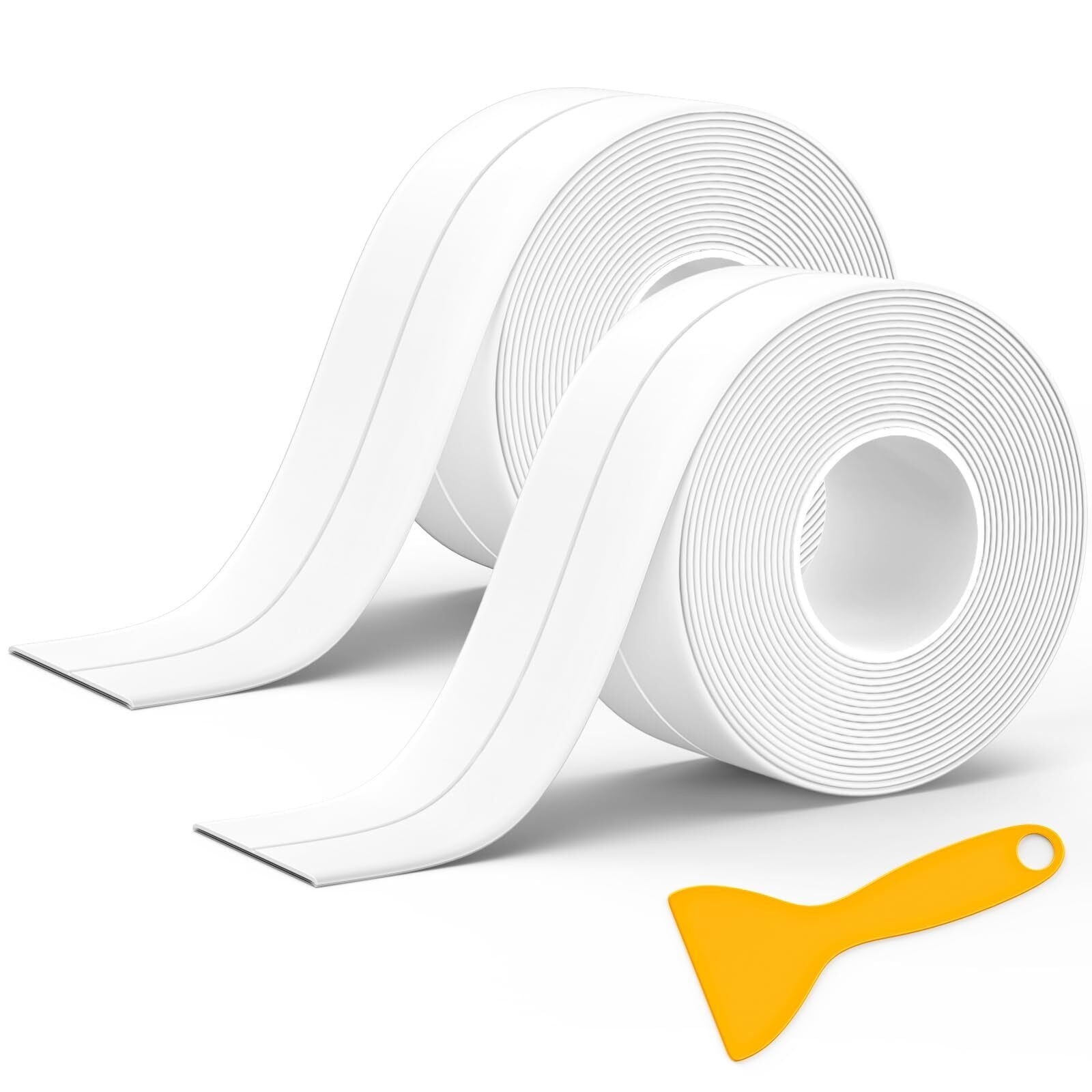 3 Packs Caulk Tape, Self Adhesive Caulk Strip Waterproof, Caulking ...