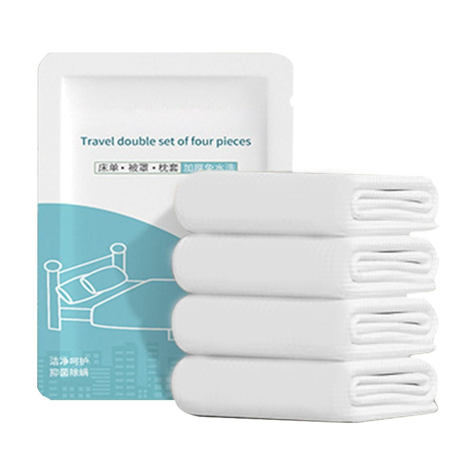 3 Packs Disposable Bed Sheets for Travel Hotel Portable Non Woven ...