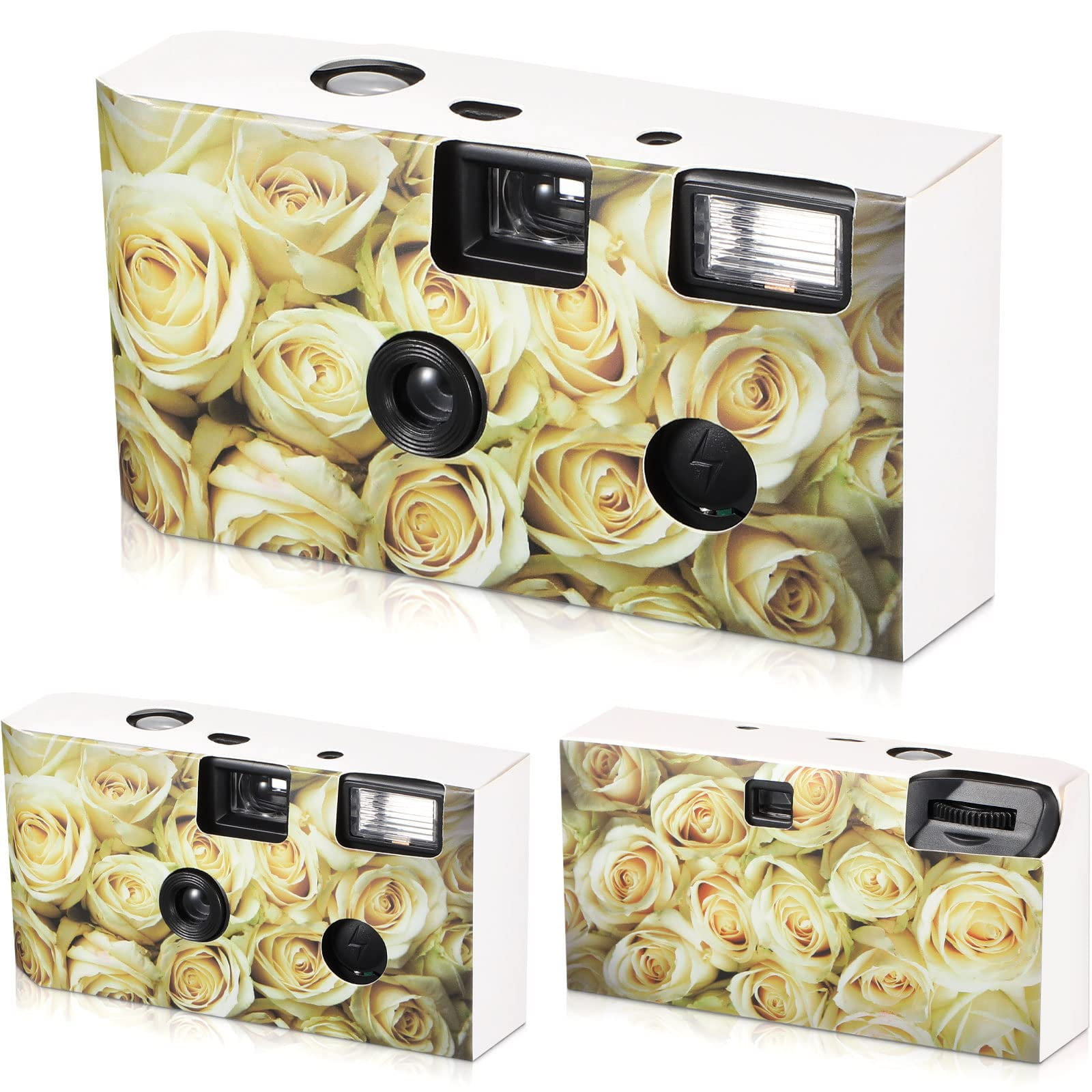 3 Packs Disposable Camera for Wedding 34mm One Time Use Camera Single ...