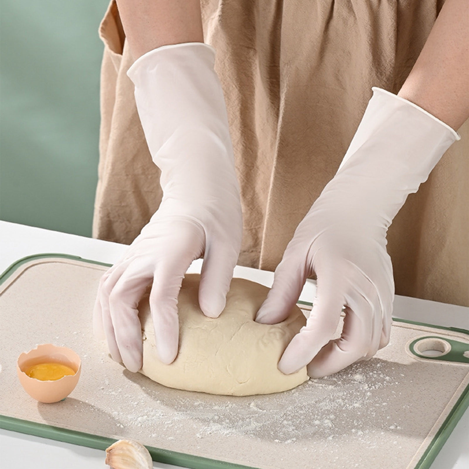 3 Packs Disposable Nitrile Gloves for Women Kitchen Cleaning ...