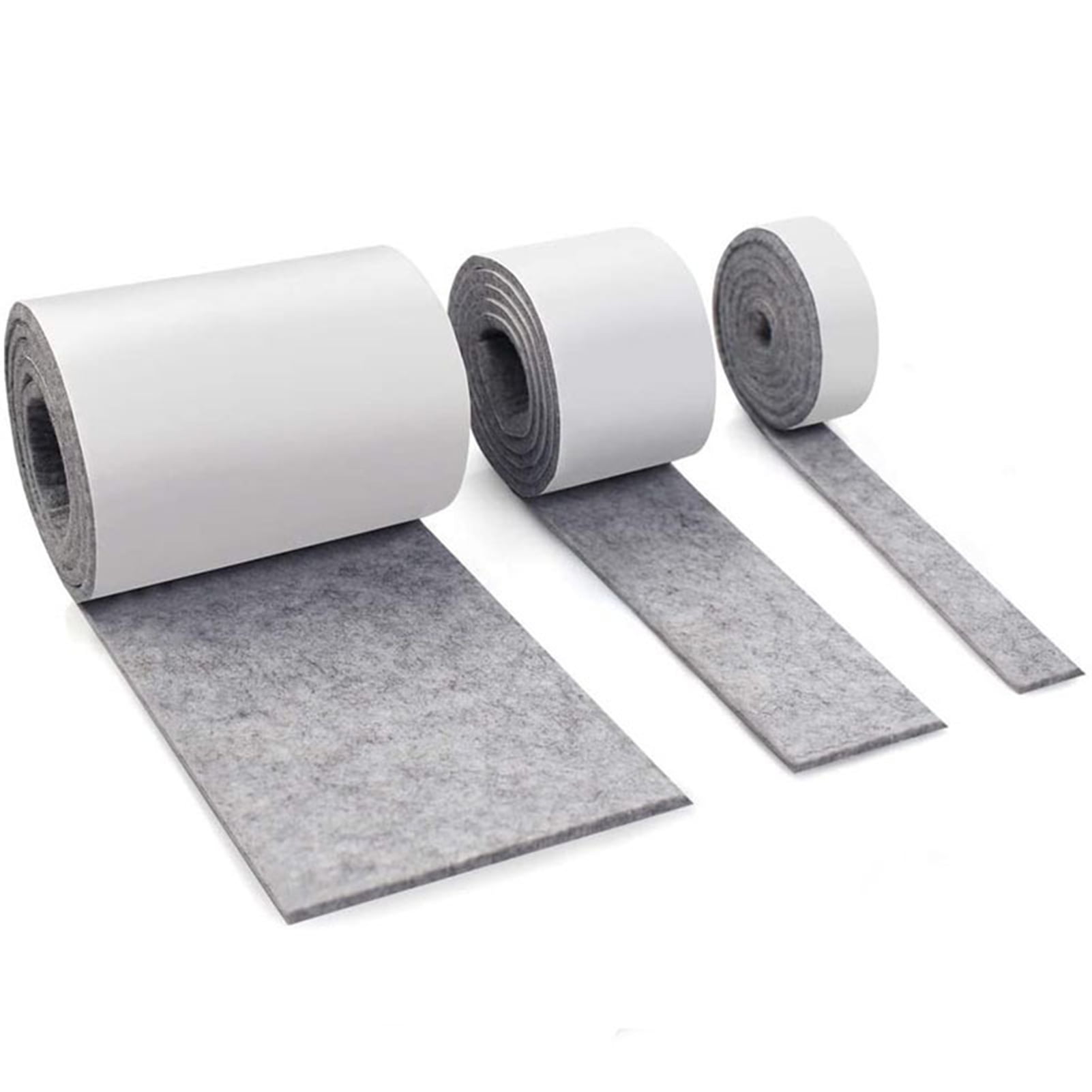 3 Packs Felt Furniture Pads, Heavy Duty Felt Strip Roll with Adhesive ...
