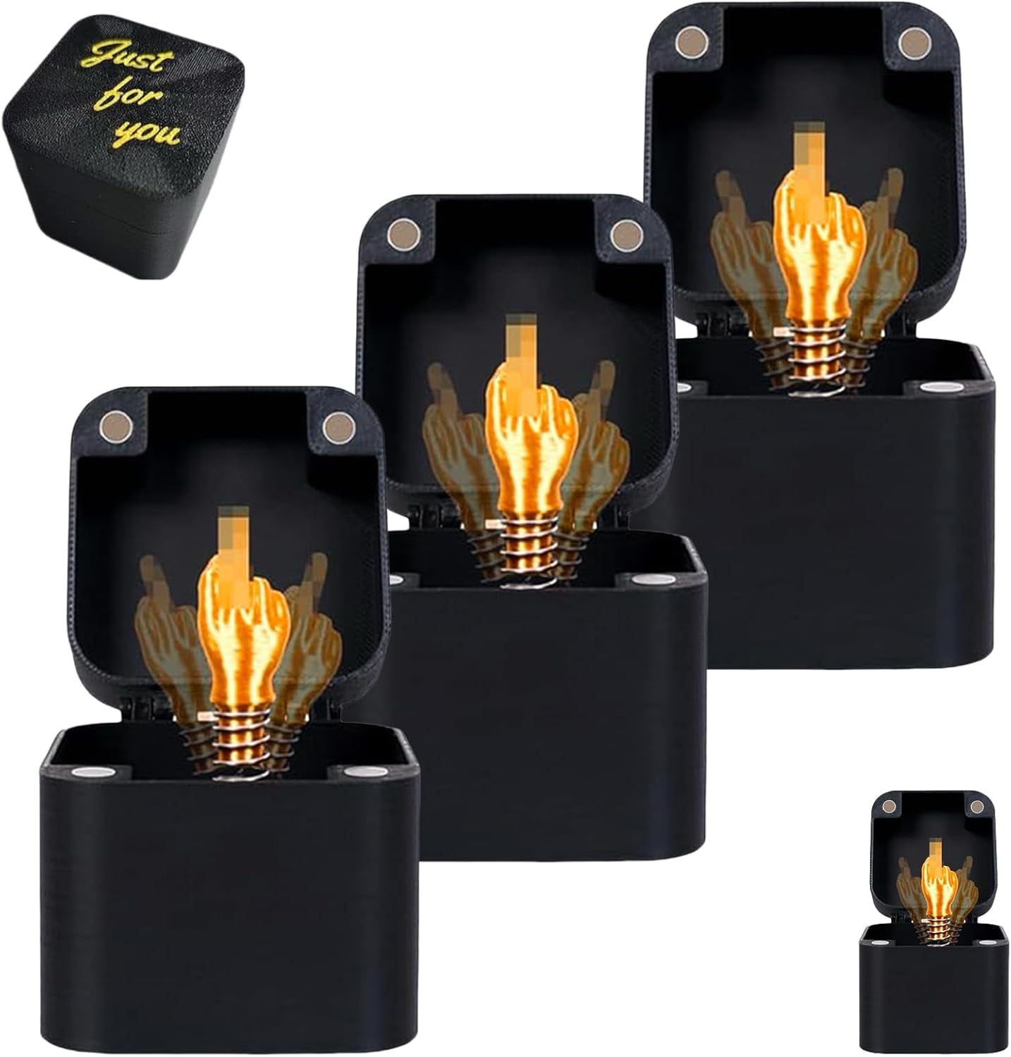 3 Packs Finger in a Box, Finger Surprise Gift Box, 3D Printed Finger in ...