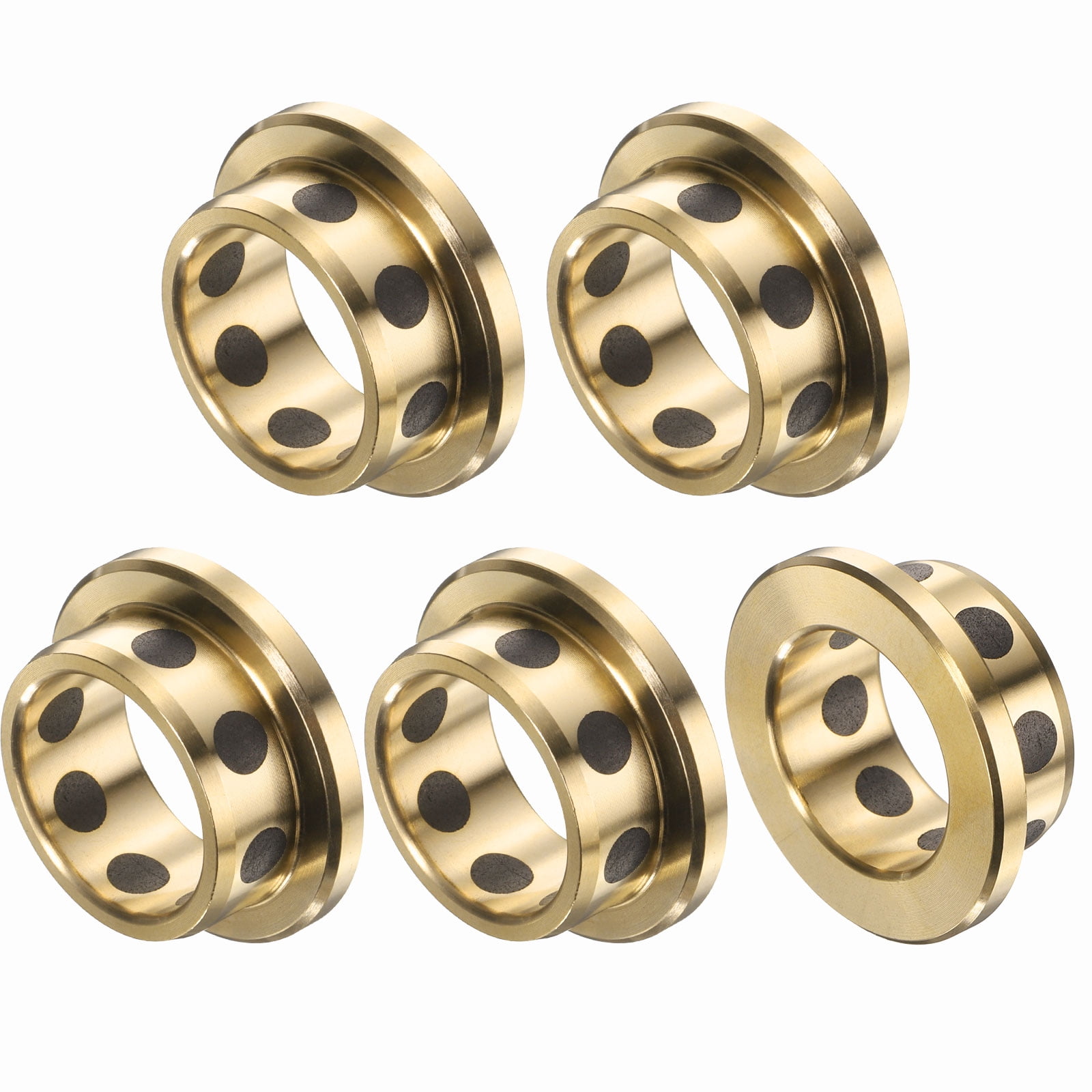 3 Packs Flange Sleeve Bearings 16mm Bore x 22mm OD x 20mm Height ...