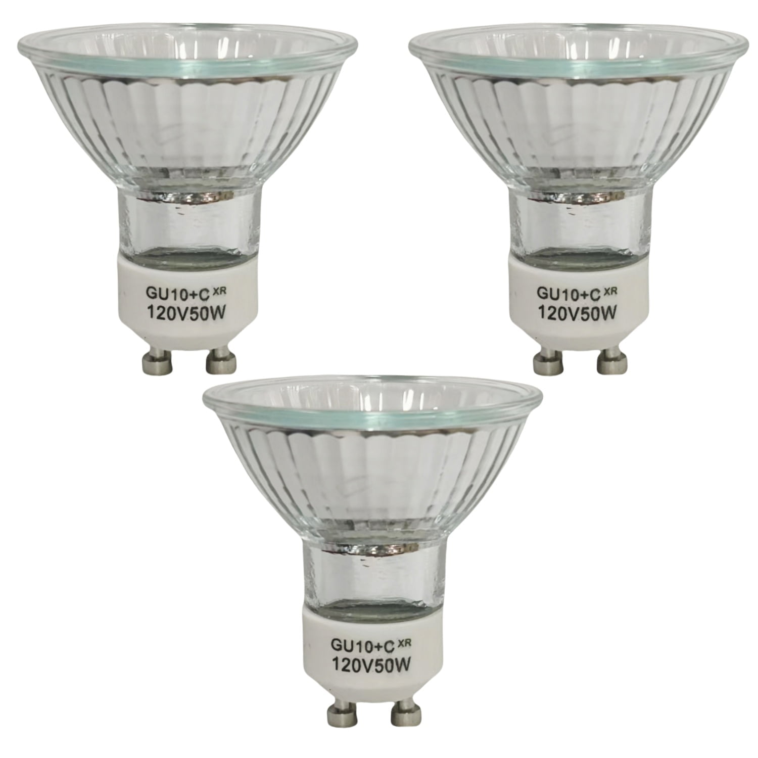 3 Packs Halogen Bulb 50 Watt GU10 120V NP5 Replacement Bulbs for Candle ...