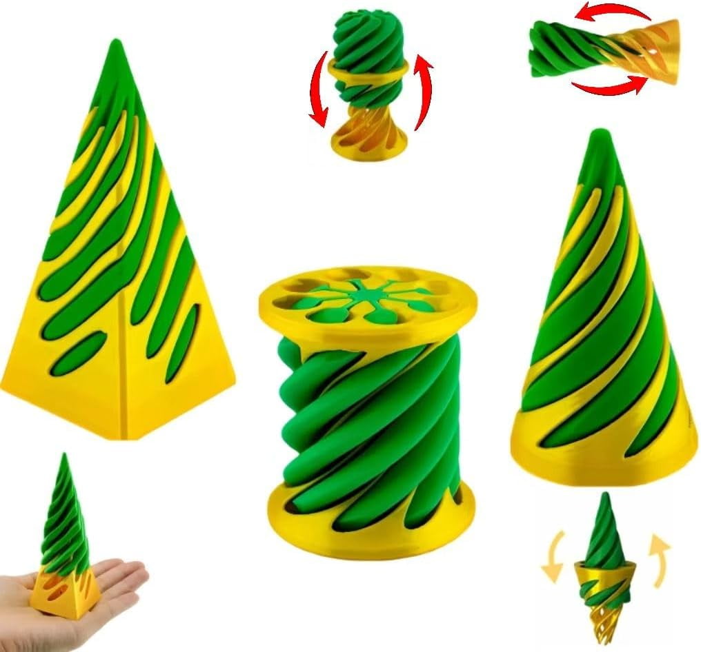 3 Packs Impossible Cone,Spiral Cone Fidget Toy,Impossible Cones ...