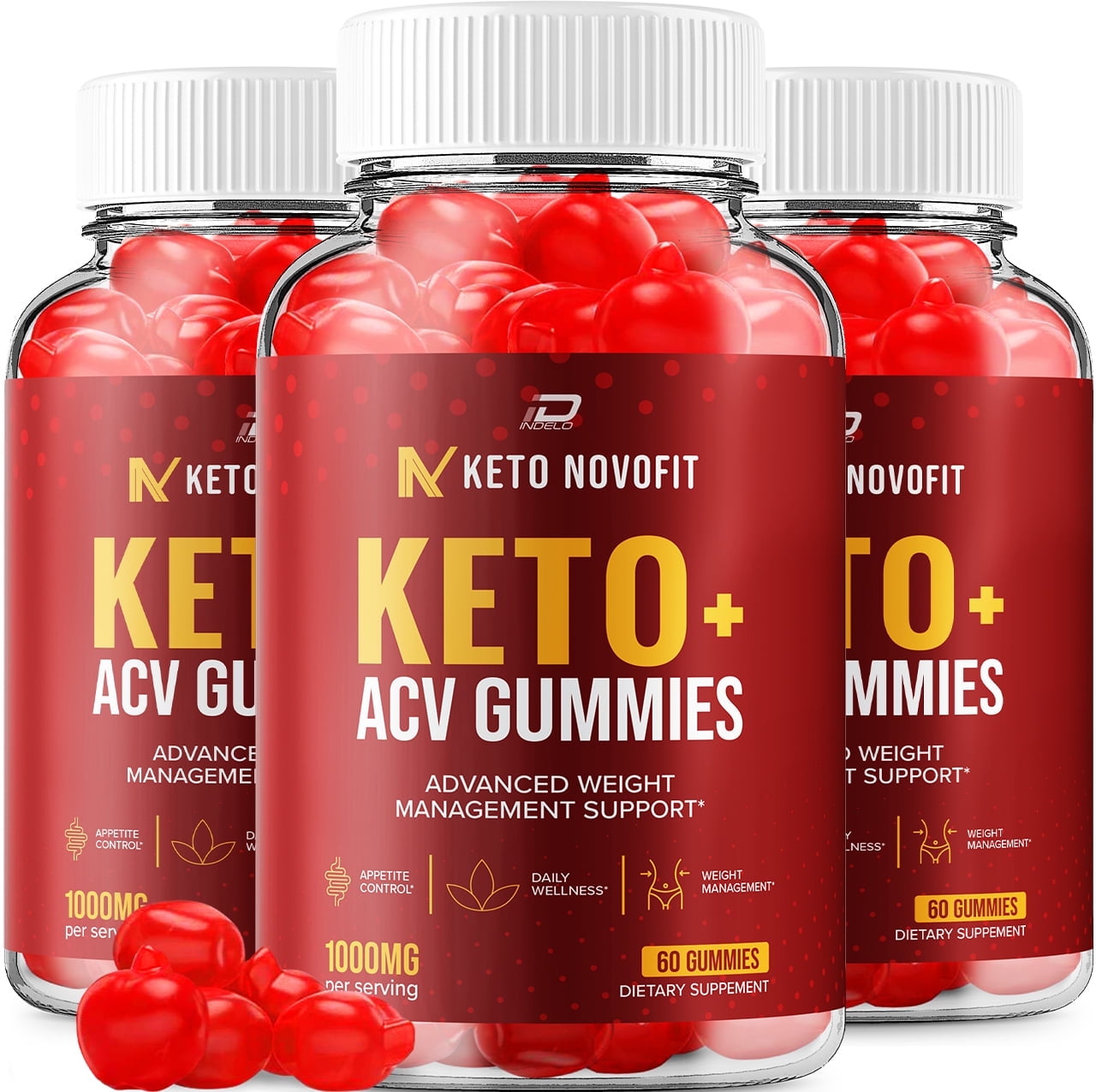 (3 Packs) Keto Novofit Gummies - Keto Novofit Apple Cider Vinegar Gummy ...