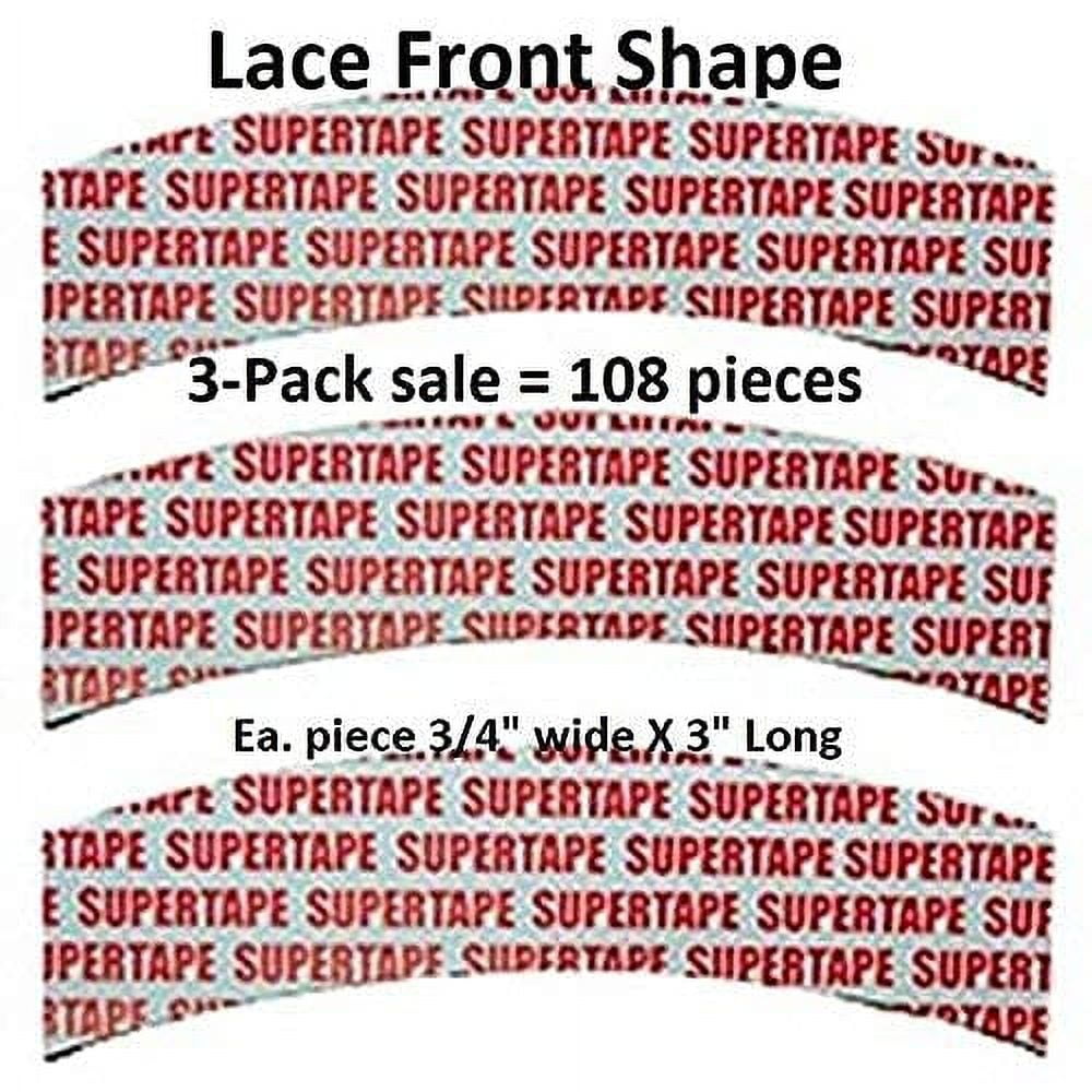 3 Packs - Lace Front Tape, 108 Pieces - Walmart.com