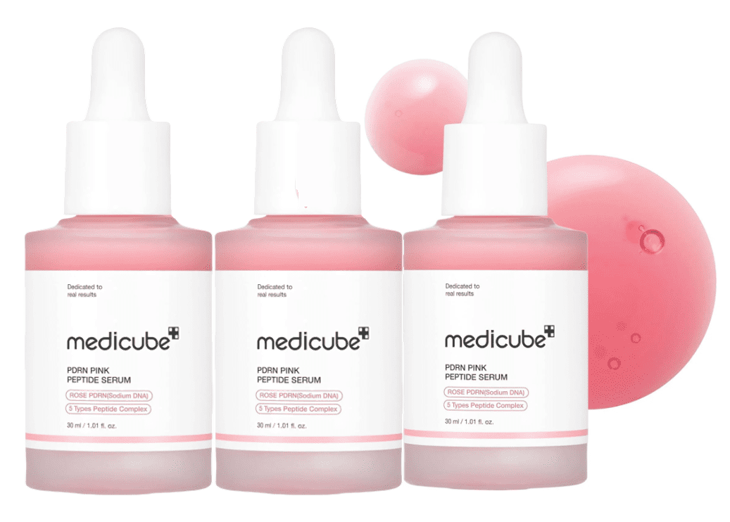 3 Packs-Medicube-Rose Facial Moisturizing Firming Dry Skin Dull Skin ...