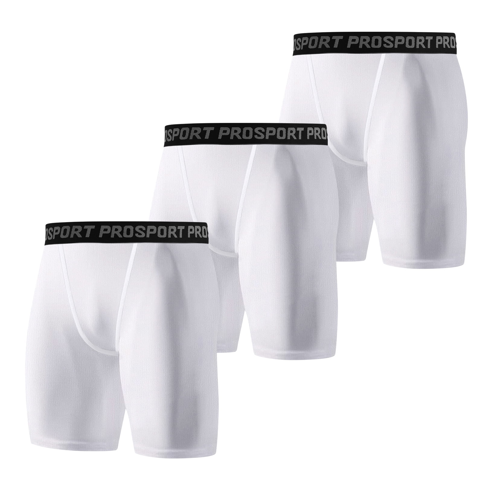 3 Packs Men's Compression Shorts Cool Dry Athletic Underwear for ...