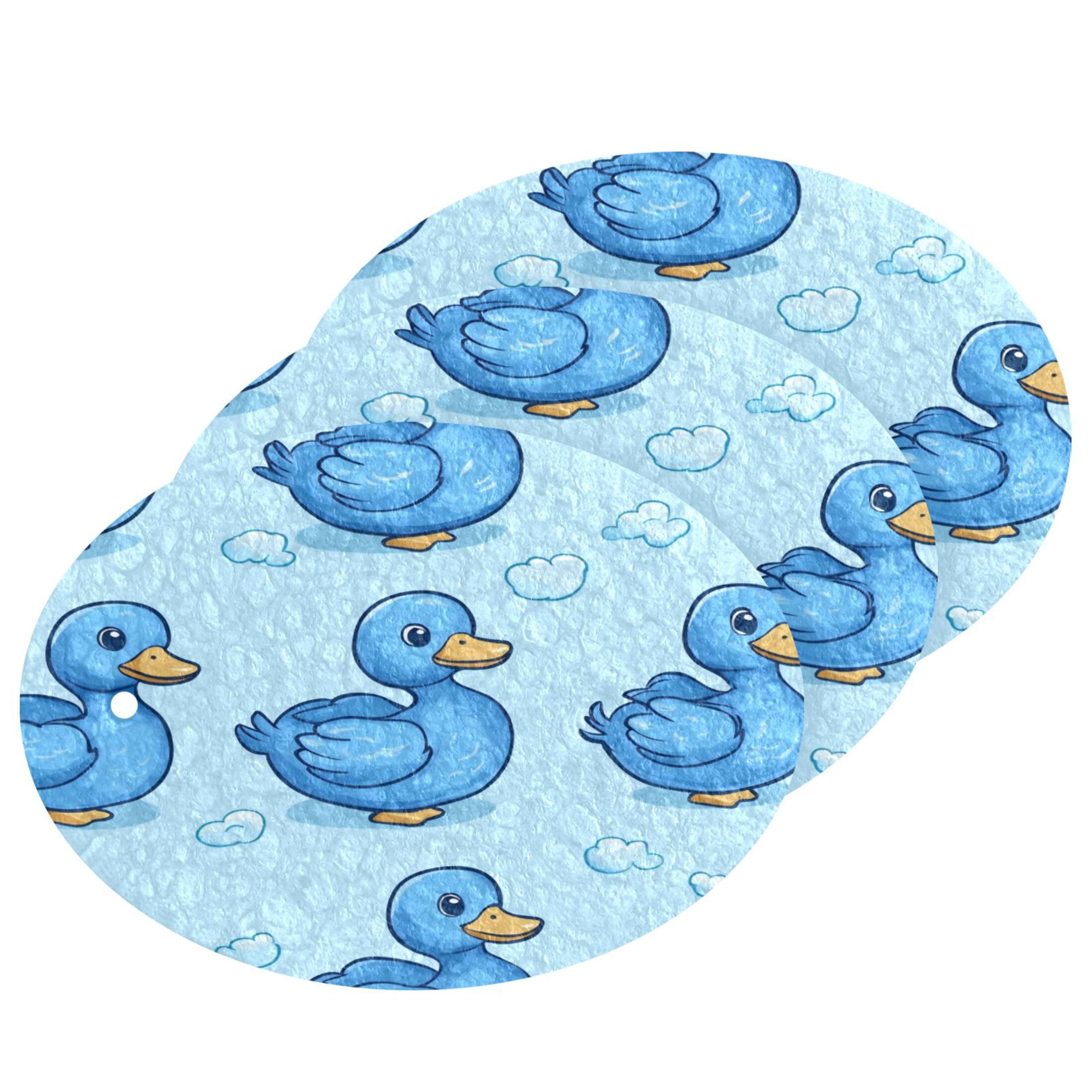 3 Packs Of Wood Pulp Cotton Dishwashing Sponge 3.54x2.56 Inch ...