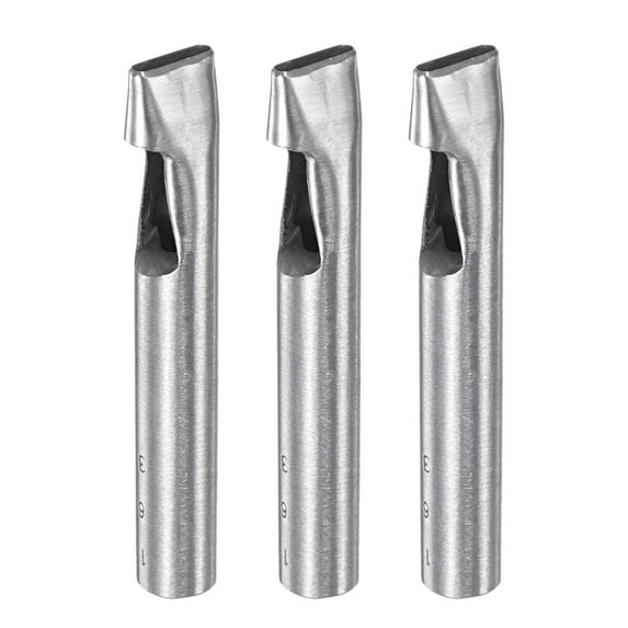 3 Packs Oval Hole Punch 3x16mm Leather Hollow Cutter Oblong Punch Die ...
