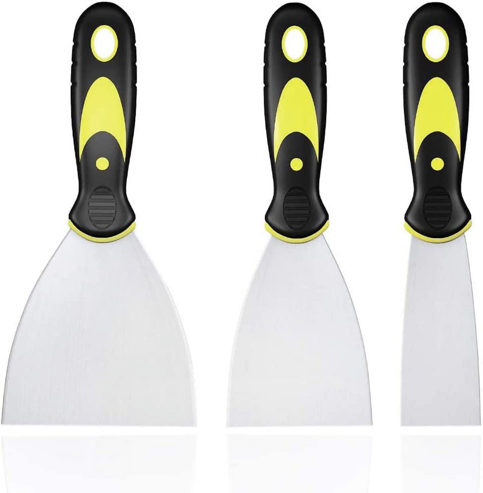 3 Packs Paint Wallpaper Scraper Tool Set, Stainless Filling Knives ...