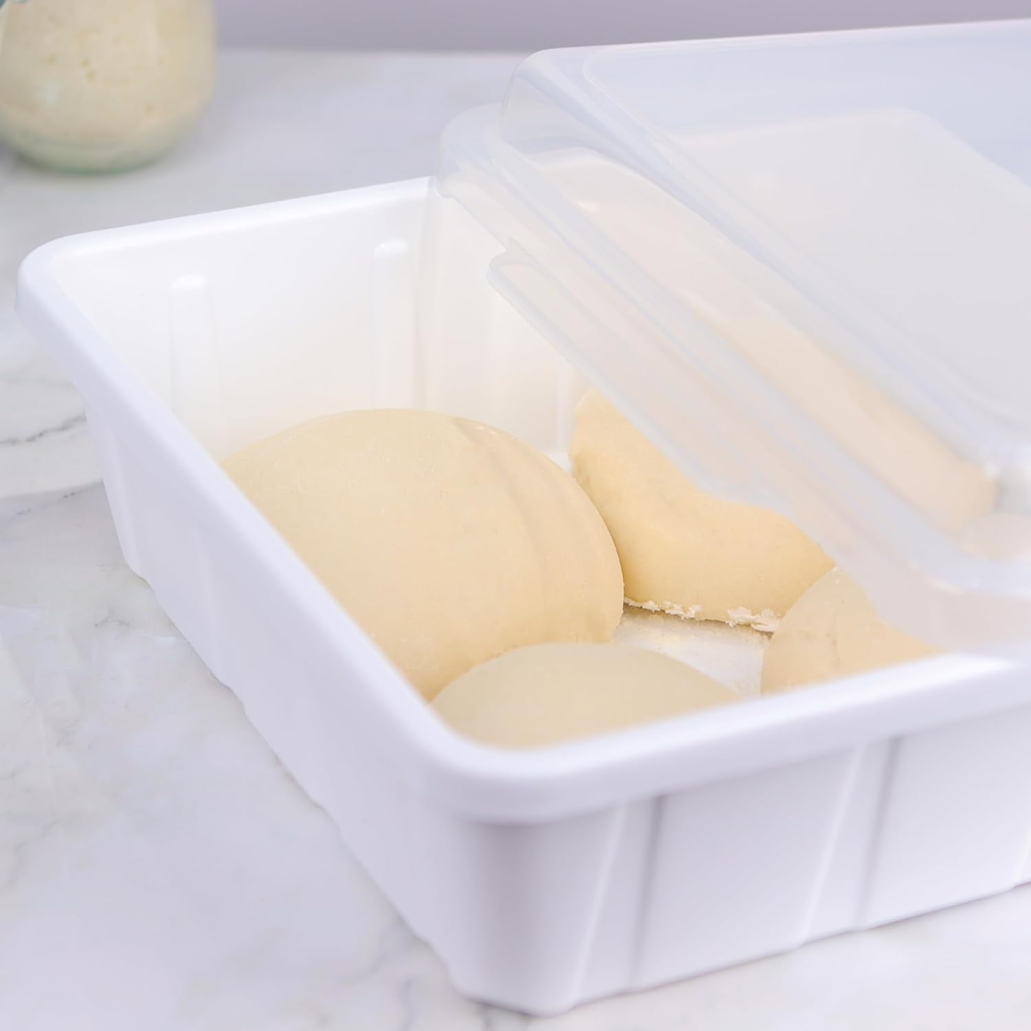 3 Packs Pizza Dough Proofing Box Tray, Home Pizza Dough Containers ...