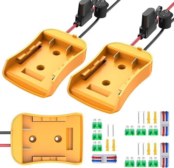 3 Packs Power Wheels Adapter for Dewalt 20V Battery, Power Wheels ...