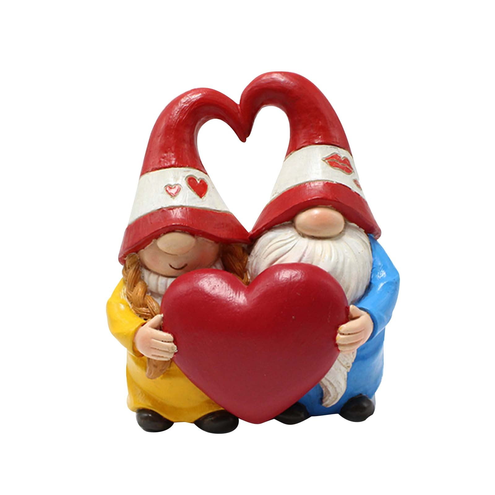 3 Packs Resin Dwarf Doll Couple Garden Ornament Funny Faceless Old Man ...