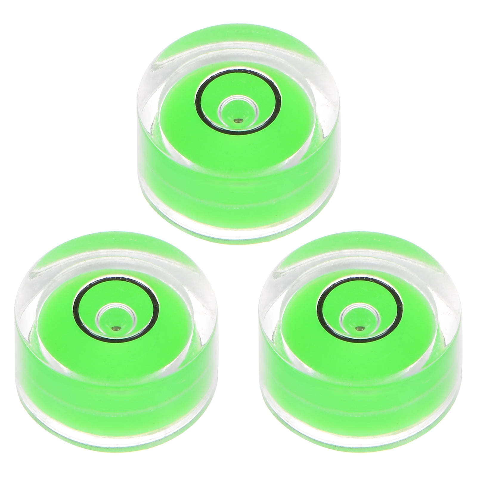 3 Packs Round Bubble Level 12x6mm Mini Circular Bullseye Spirit Levels ...