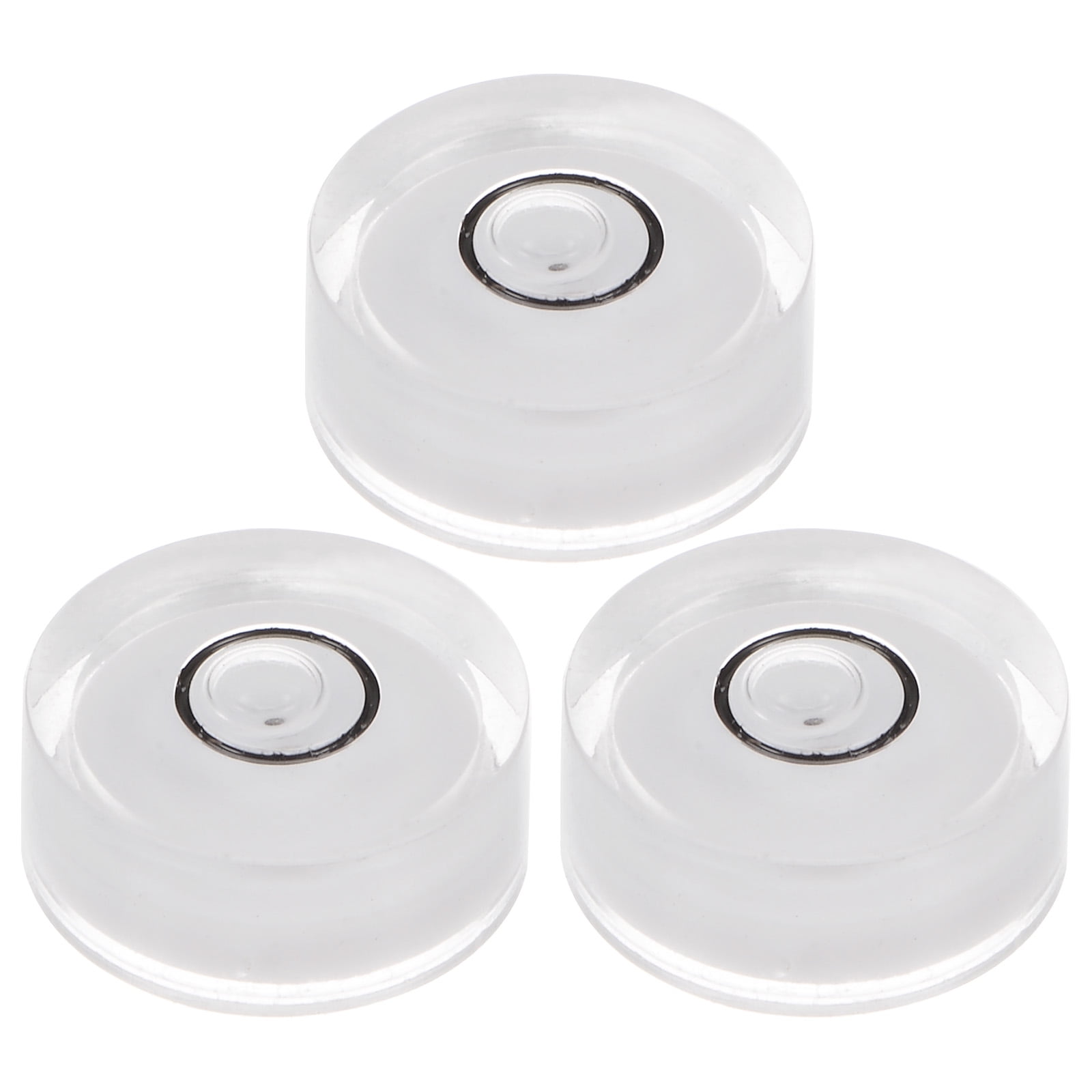 3 Packs Round Bubble Level 15x6mm Mini Circular Bullseye Spirit Levels ...