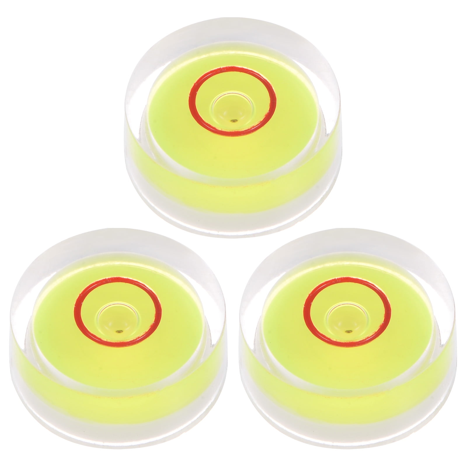 3 Packs Round Bubble Level 15x6mm Mini Circular Bullseye Spirit Levels ...