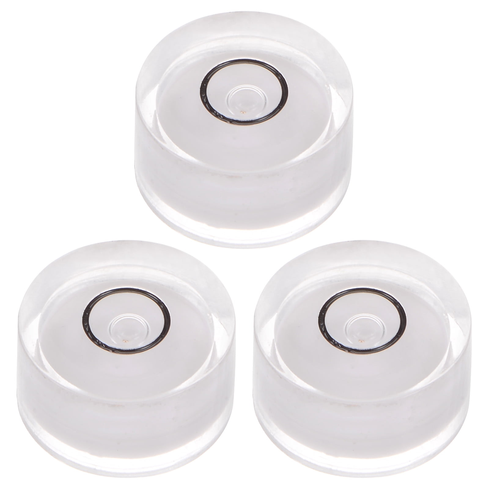 3 Packs Round Bubble Level 15x8mm Mini Circular Bullseye Spirit Levels ...