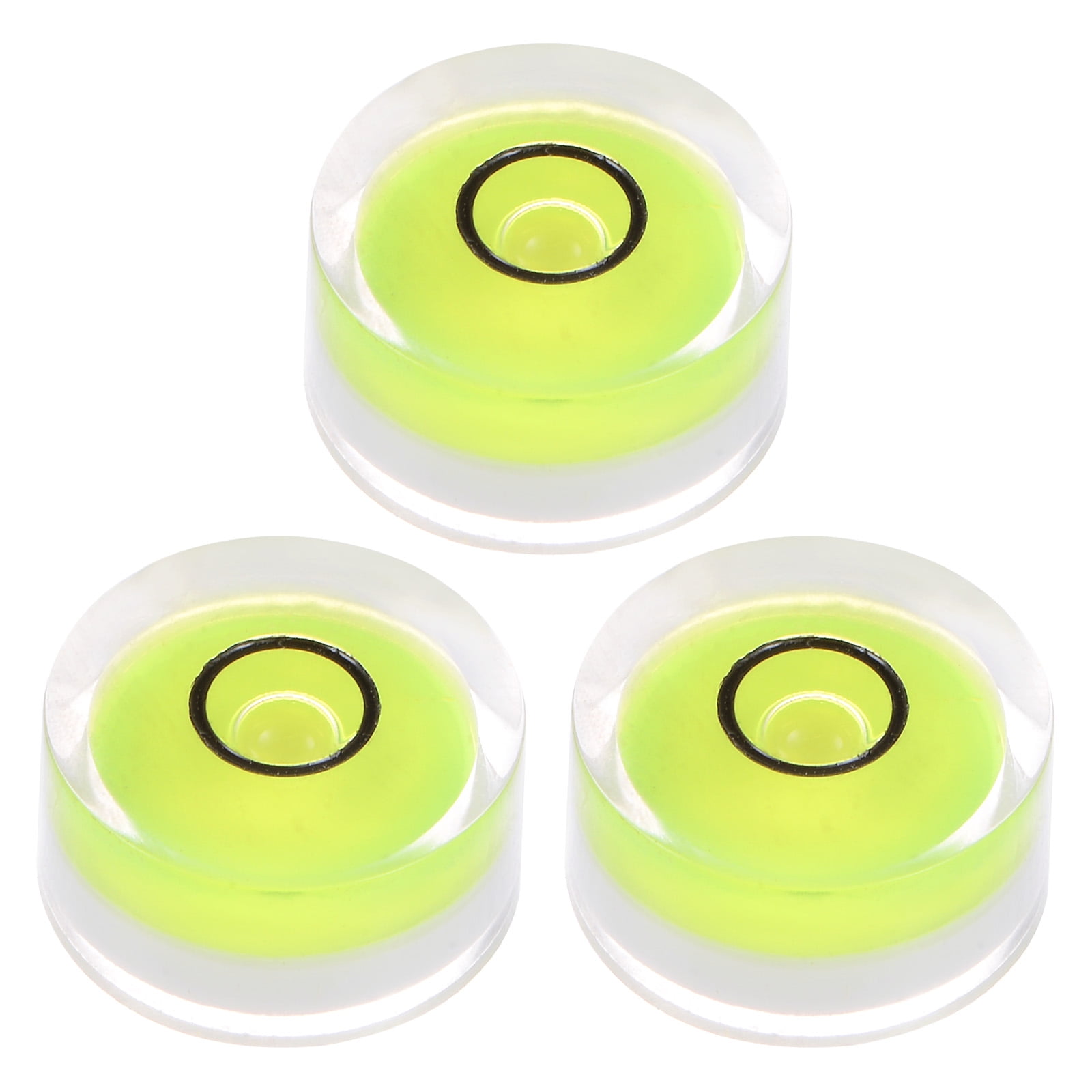 3 Packs Round Bubble Level 18x9mm Mini Circular Bullseye Spirit Levels ...