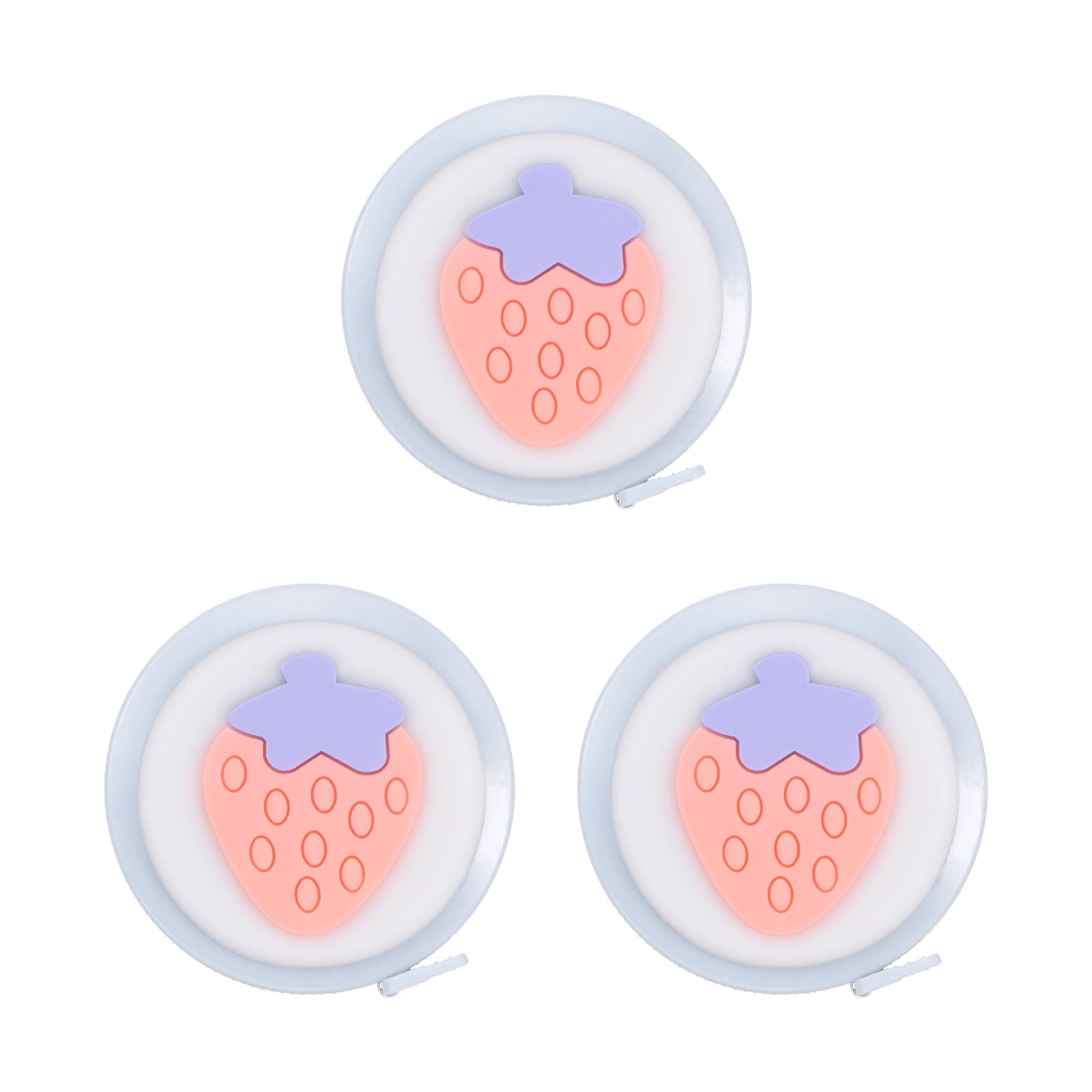 3 Packs Soft Tape Measure 60-Inch 1.5 Meter Retractable Mini Cartoon ...