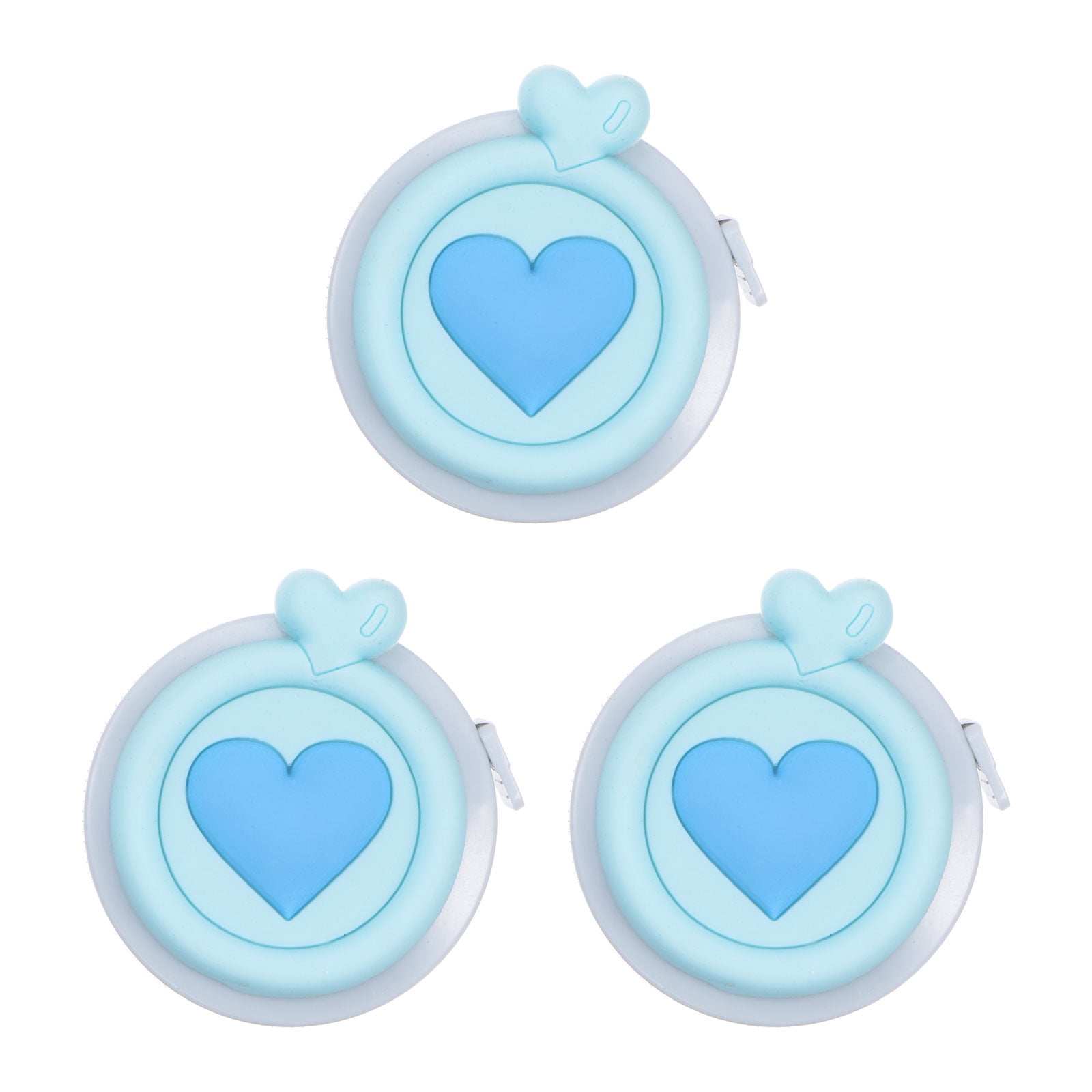 3 Packs Soft Tape Measure 60-Inch 1.5 Meter Retractable Mini Cartoon ...