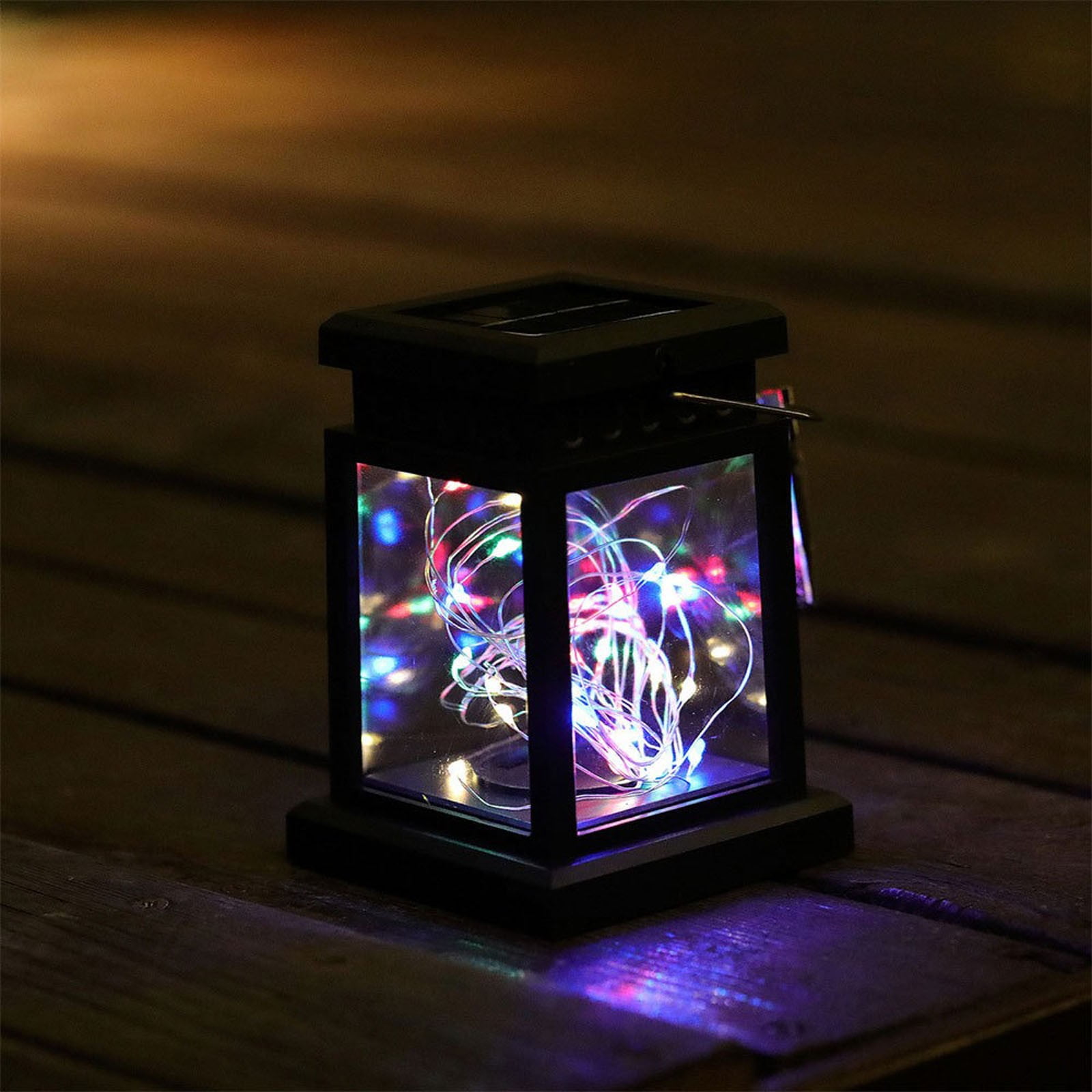 3 Packs Solar Lanterns Outdoor Hanging Garden Lights Waterproof ...
