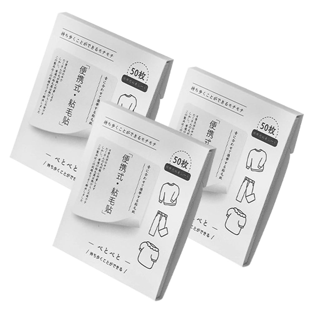 3 Packs Sticky Notes Lint Sticker for Pet Hair Stickers Cat Remover ...