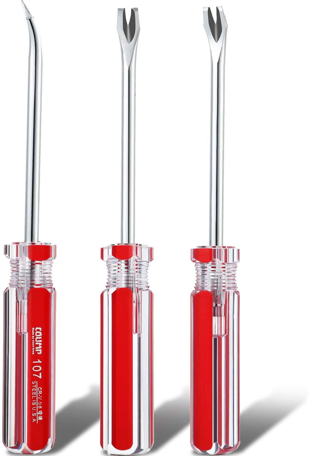 WSNIJFU 3 Packs Tack Lifter 3 mm U Tip Nail Staple Rivet Tack Puller ...