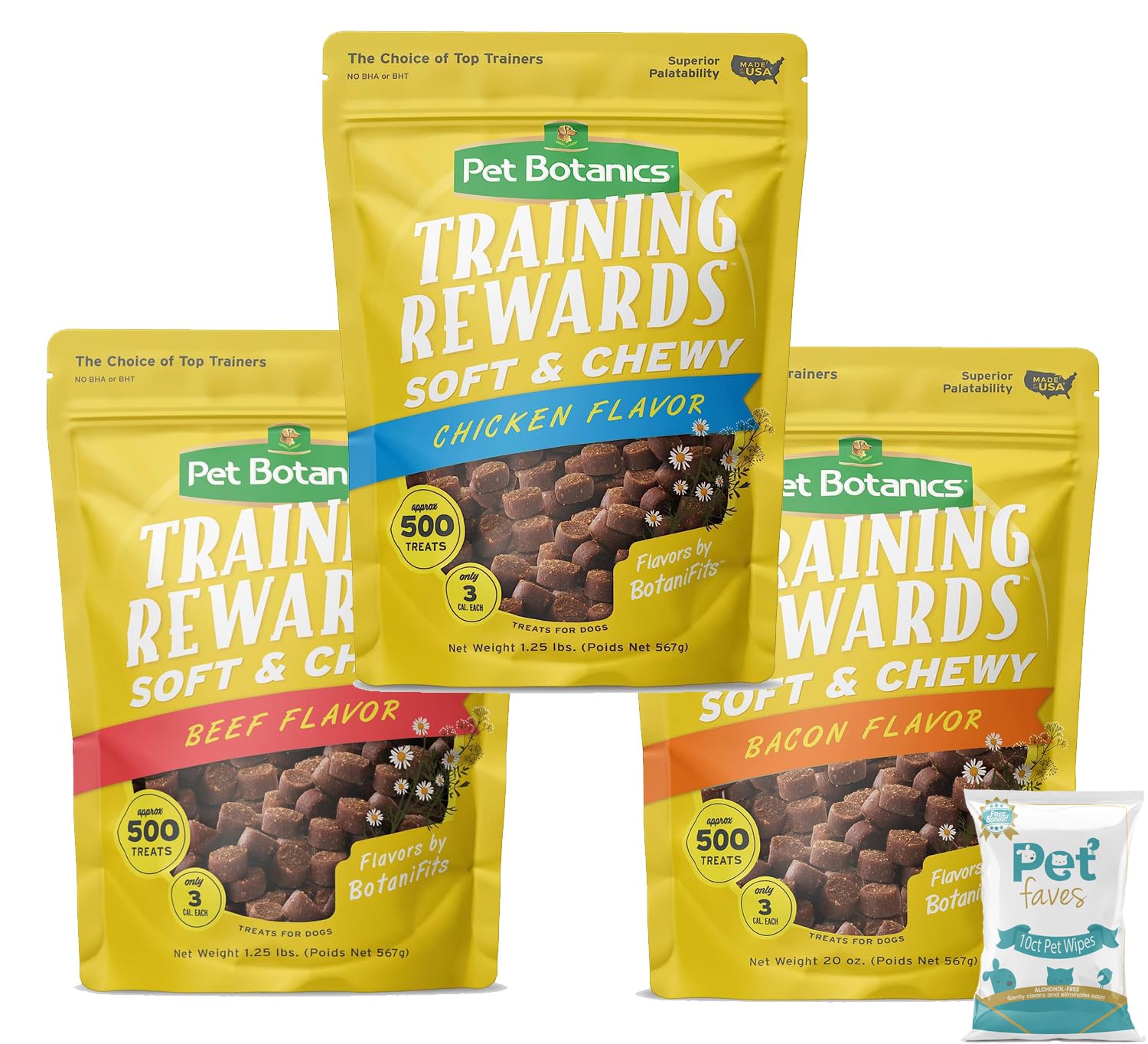 (3 Packs) Training Rewards YYF14 Treats for Dogs, Speeds Up Learning ...