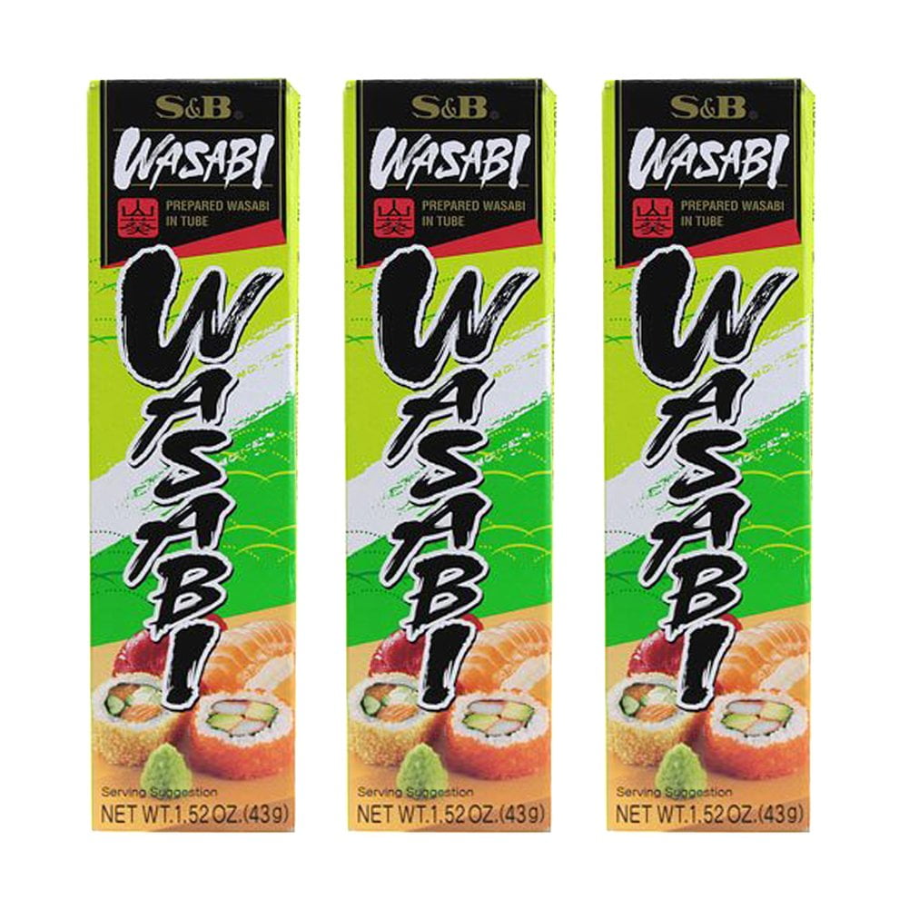 3 Packs ] Wasabi Paste In Tube 1.52 oz - Walmart.com