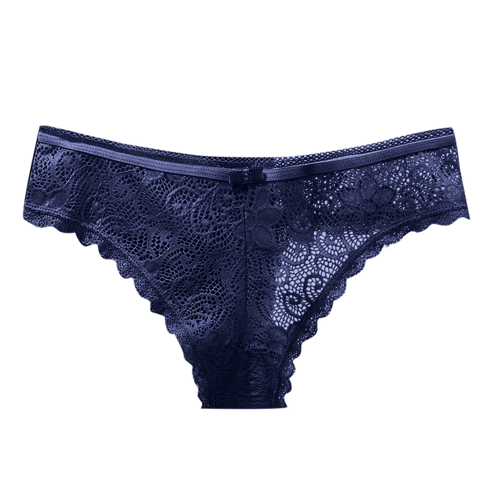 3 Packs Women's Underwear Cotton Bikini Lace Hipster Ladies Stretch ...