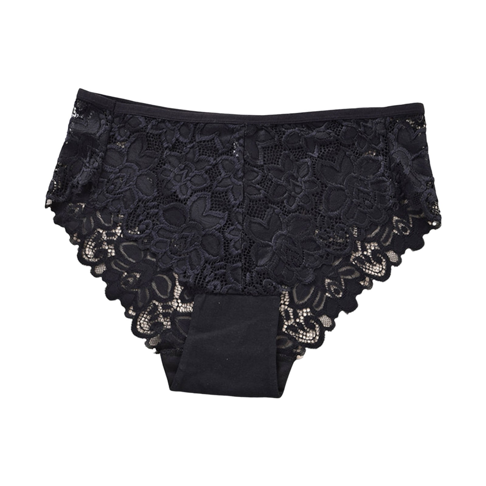 3 Packs Women's Underwear Lace Stretch Ladies Hipster Briefs Panties ...