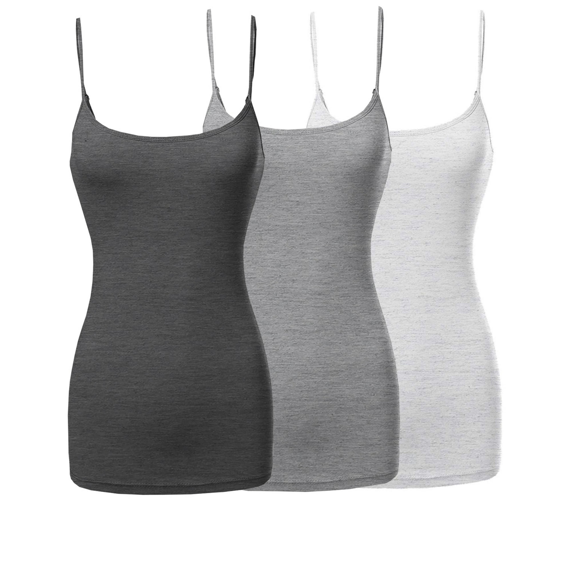 3 Packs - TheLovely Womens & Plus Sizes Basic Solid Long Length ...
