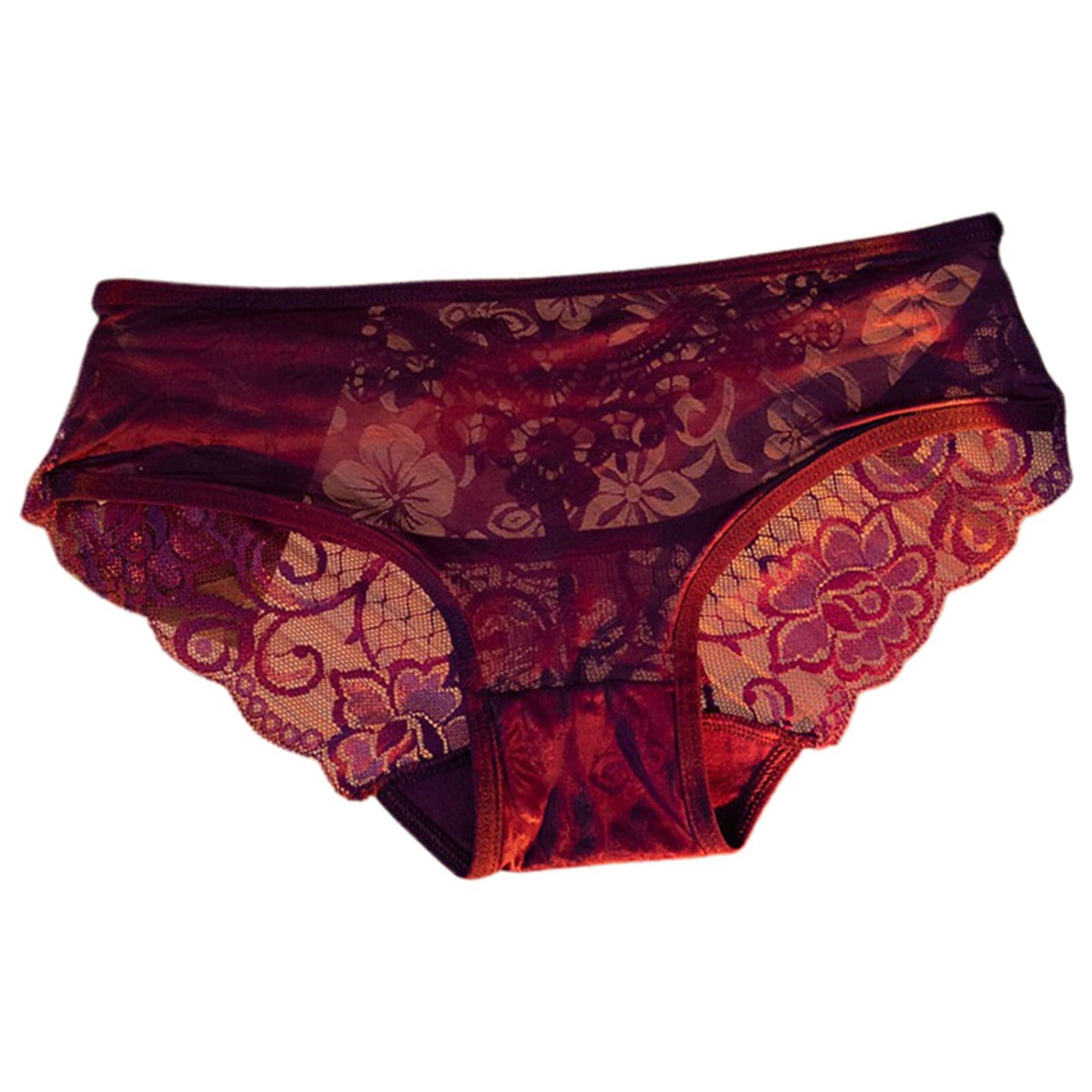 3 Packs Womens Underwear Cut Out Lace Low Rise Lift Traceless Pure ...