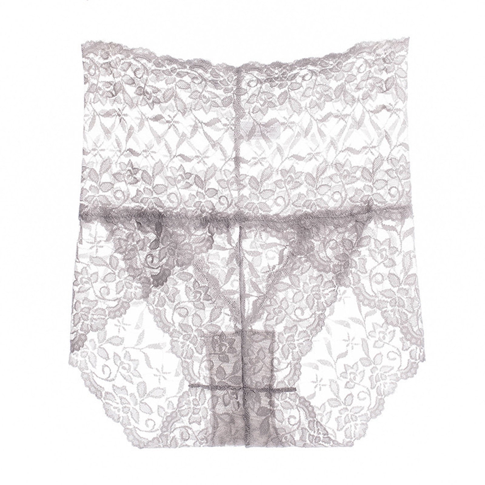 3 Packs Womens Underwear High Waisted Seamless Mesh Transparent High ...