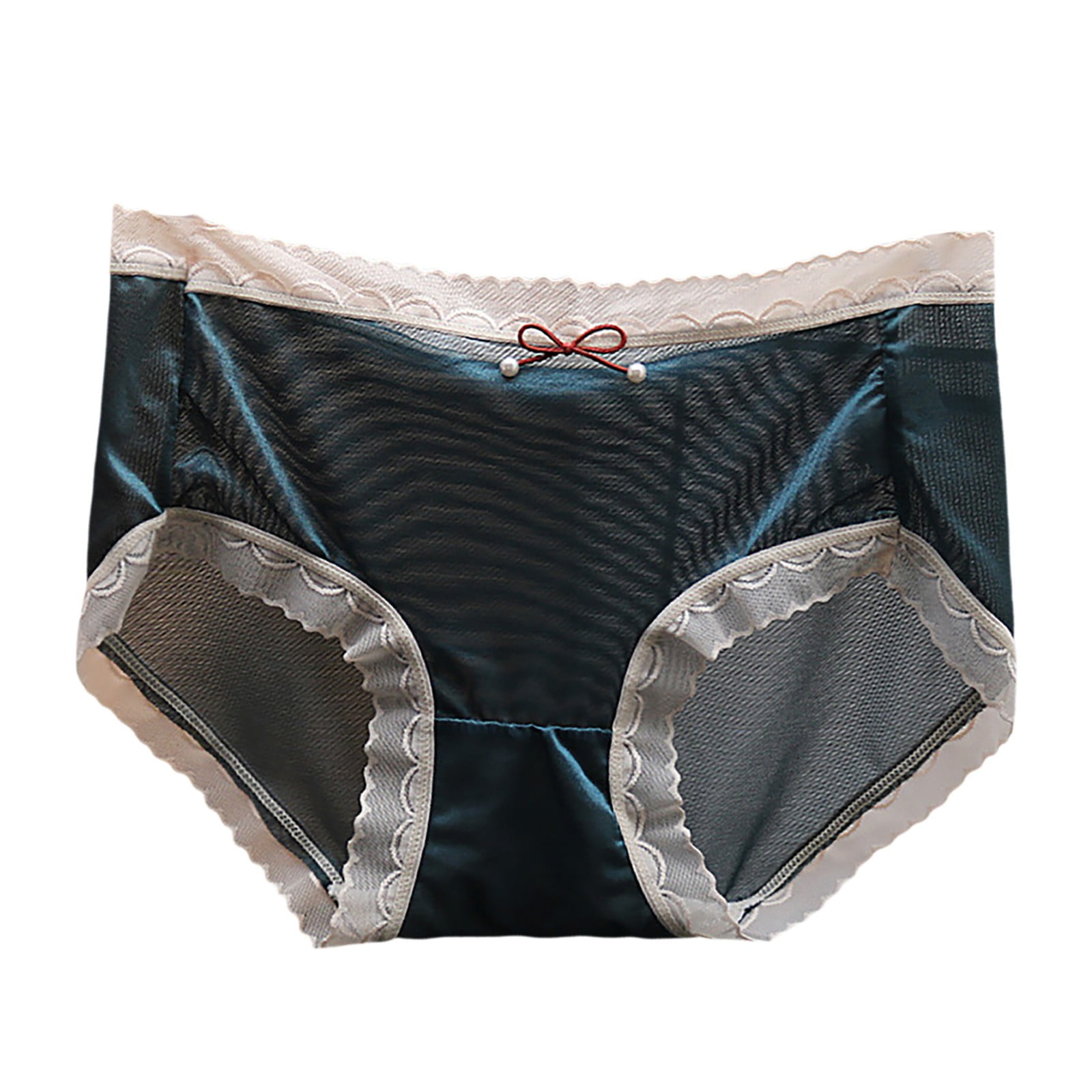 3 Packs Womens Underwear Low Waist Lace Solid Color Cotton Crotch ...