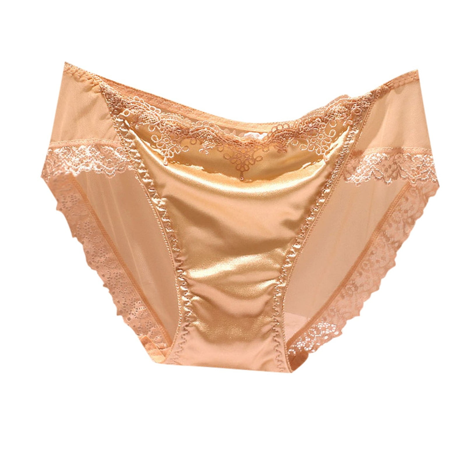 3 Packs Womens Underwear Transparent Lace Seamless Comfortable Briefs ...