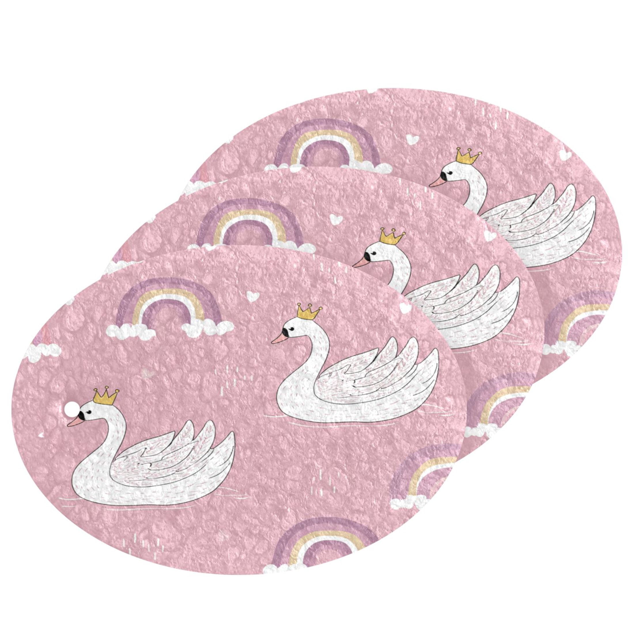 3 Packs of Wood Pulp Cotton Dishwashing Sponge 3.54x2.56 Inch ...