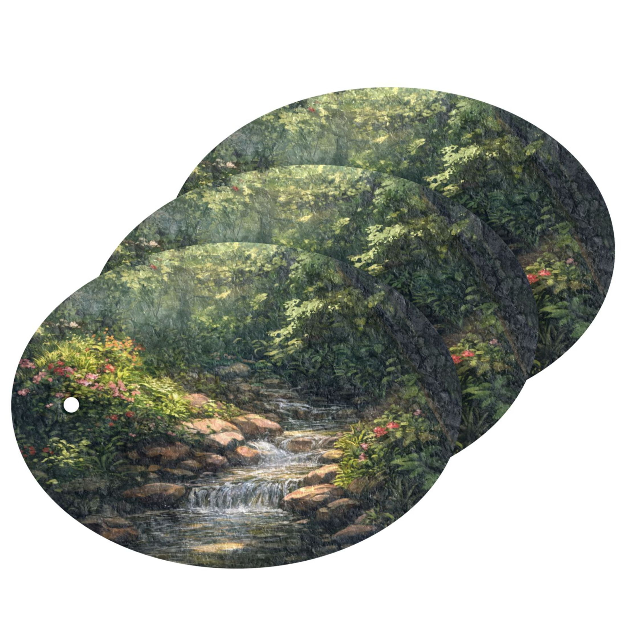 3 Packs Of Wood Pulp Cotton Dishwashing Sponge 3.54x2.56 Inch ...