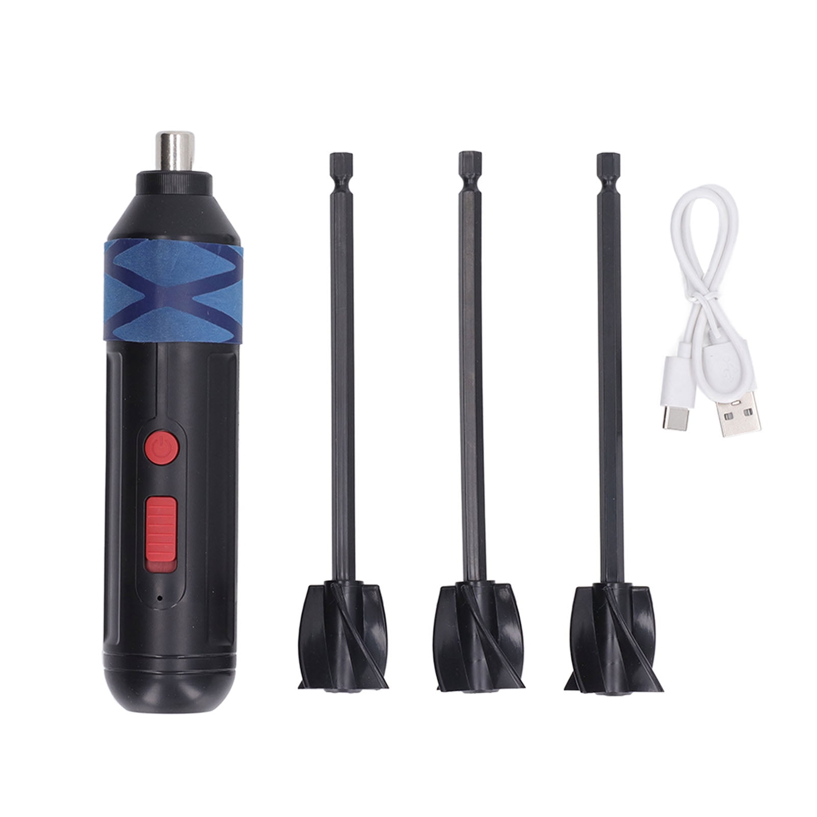 3-Paddle Set for Efficient Blending Powerful USB-Rechargeable Epoxy ...