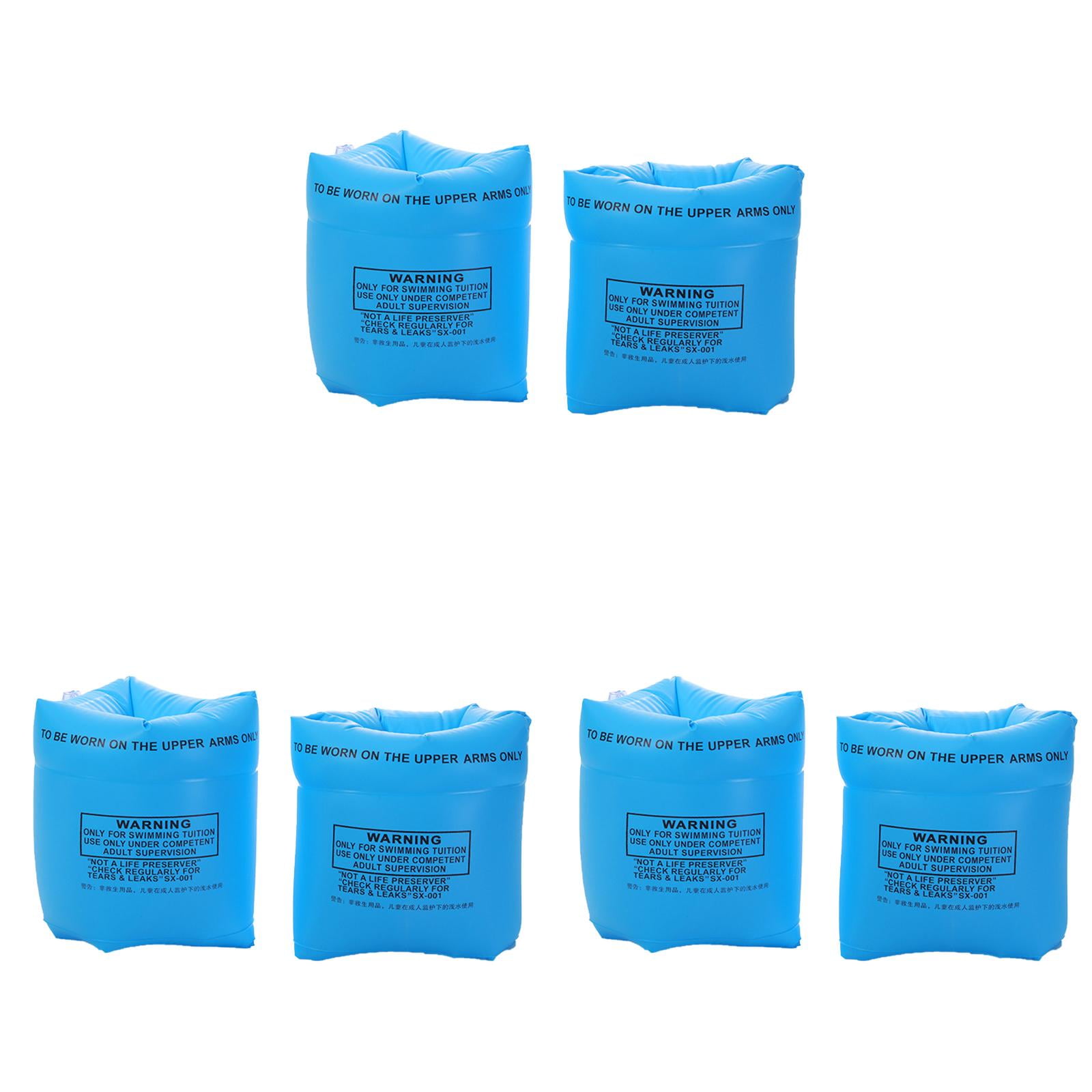 3 Pair Arm Floaties for Kids & Adults - Thick Swim Arm Bands for Pool ...