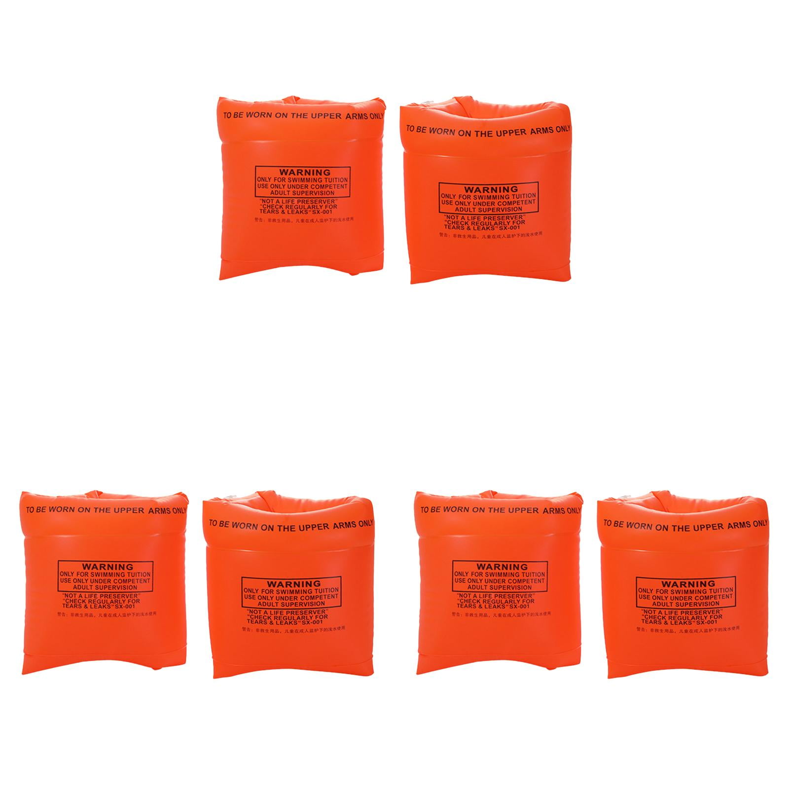 3 Pair Arm Floaties for Kids & Adults - Thick Swim Arm Bands for Pool ...