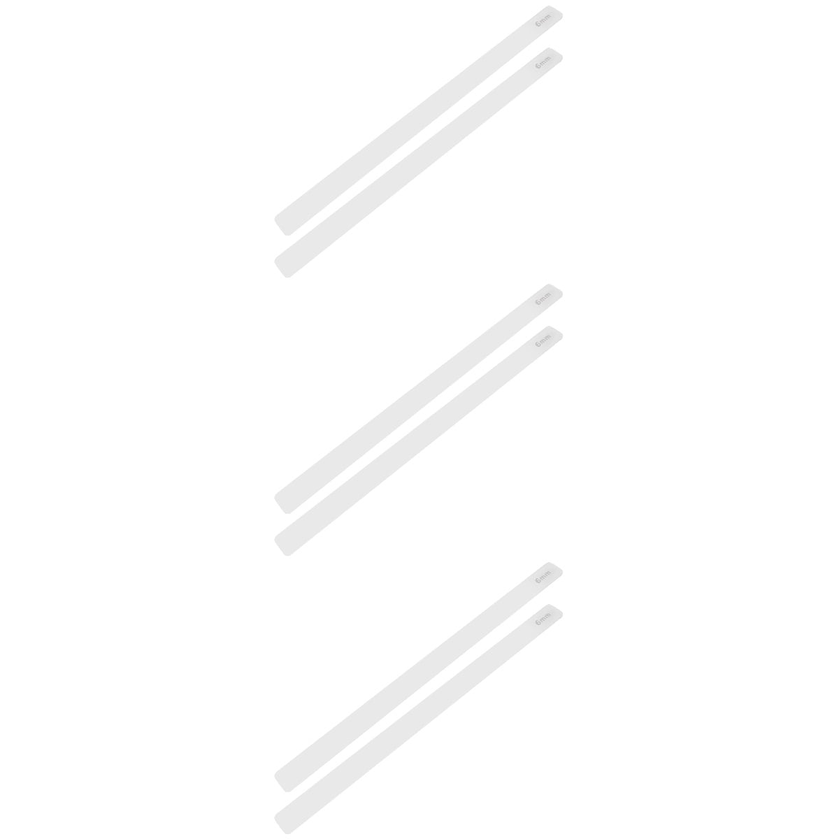 CIMAXIC 3 Pairs Acrylic Biscuit Leveling Ruler Transparent Dough ...